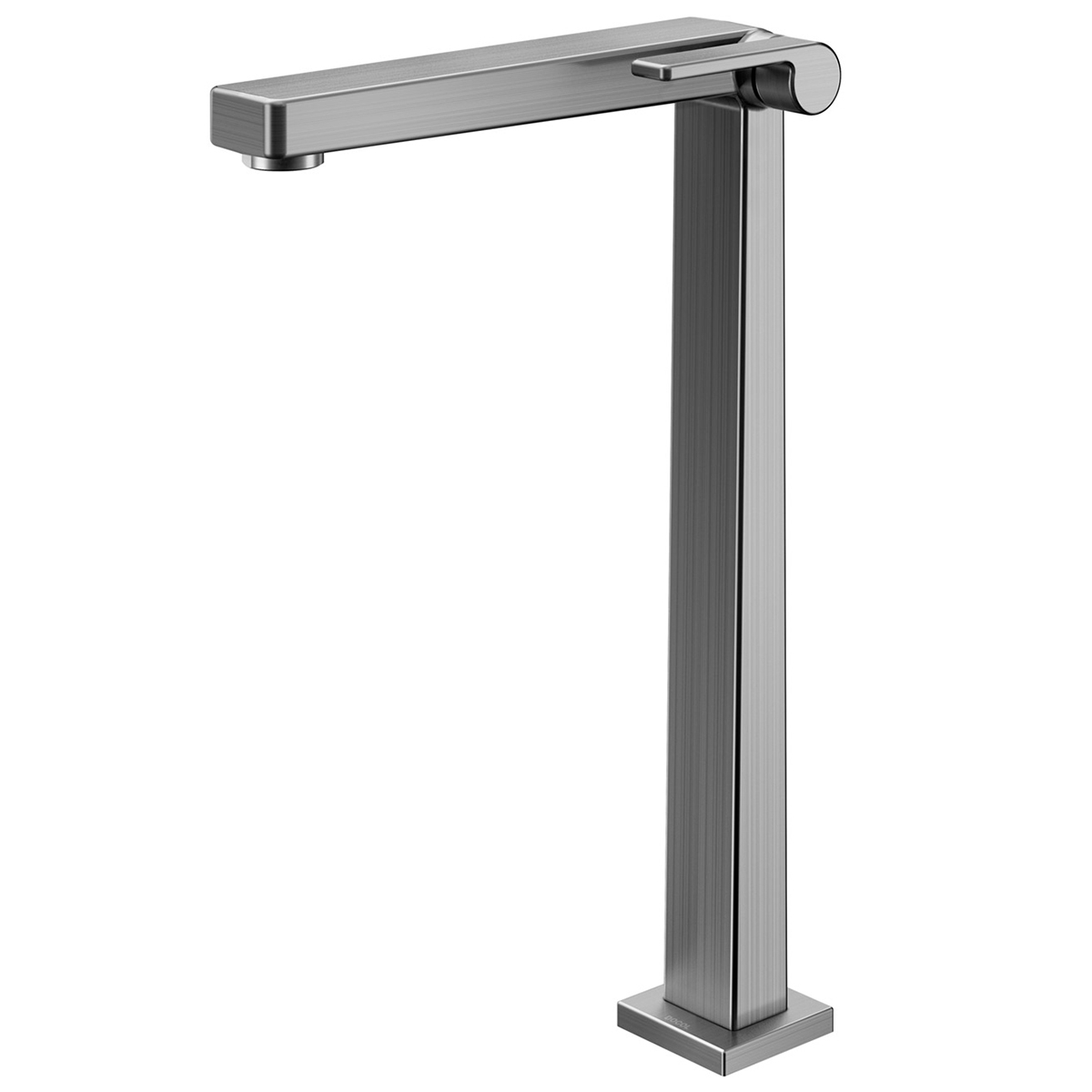 Grifo para baño pico alto 90° Docol Stillo grafito cepillado - Docol